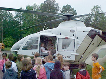 VCU LifeEvac Helicopter and Crew Attend Career Day at South Anna ...