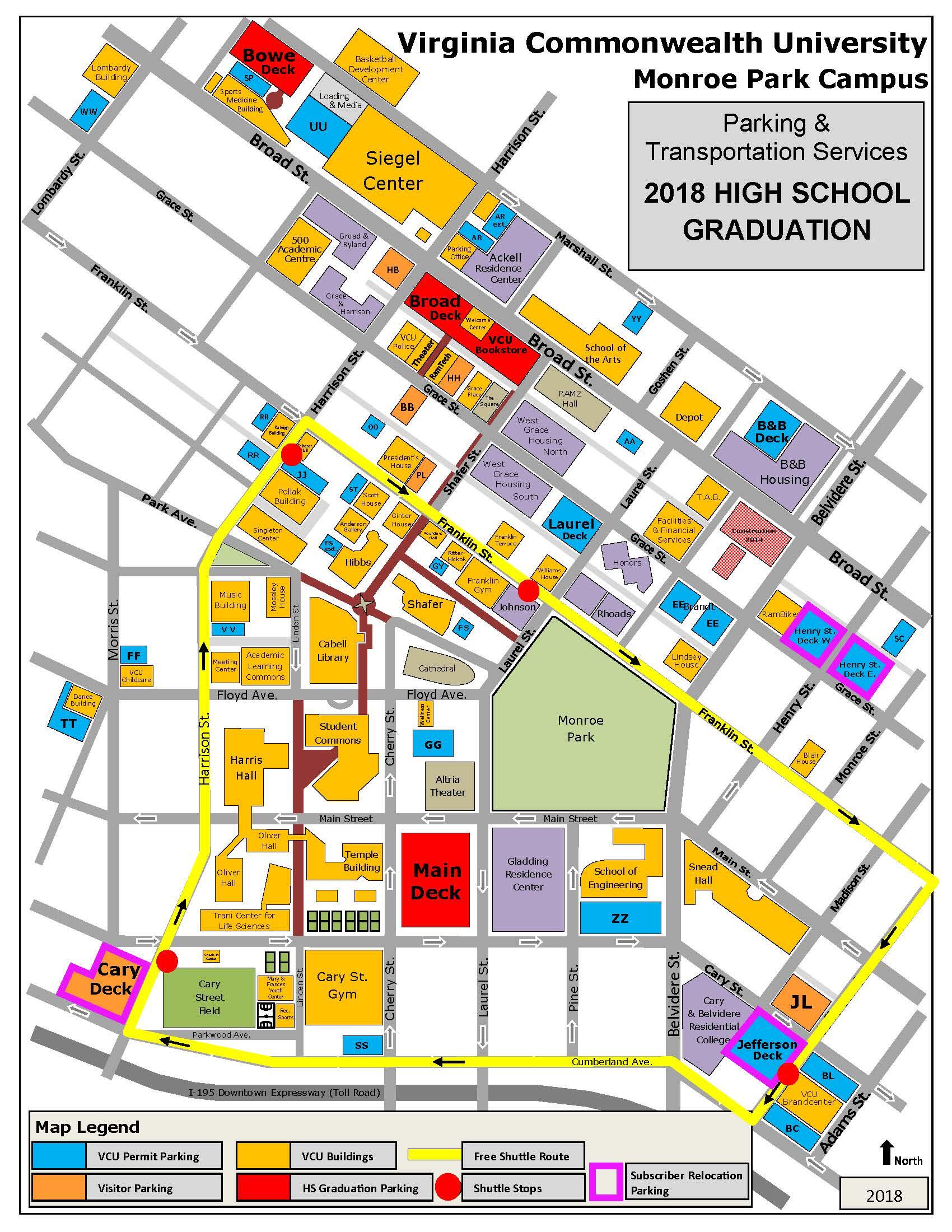 VCU Police implement traffic plan for graduations; VCU parking ...
