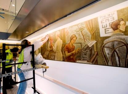 Restored Medical Murals Featured in McGlothlin Building - VCU News ...