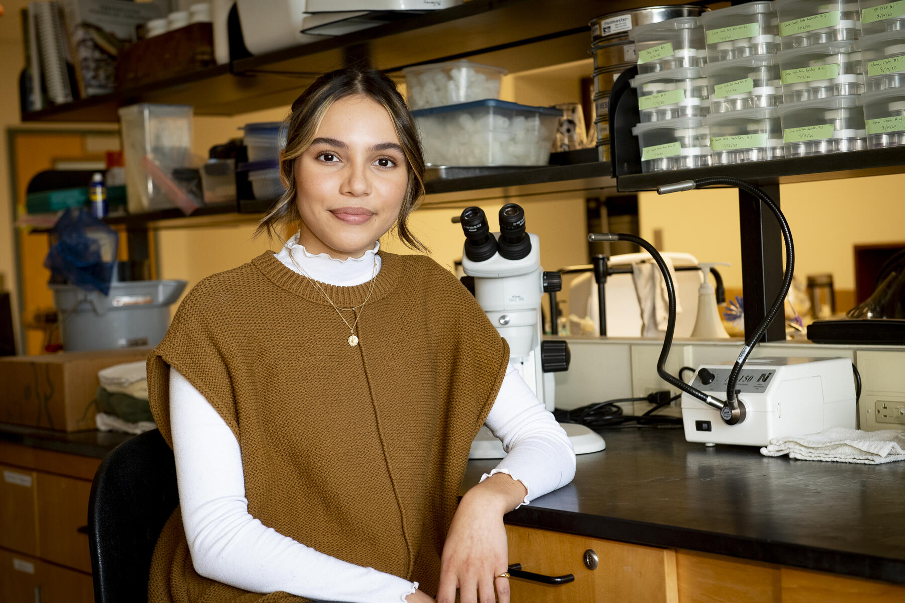 Biology student Kameron Jones seeks to connect with fellow Indigenous ...