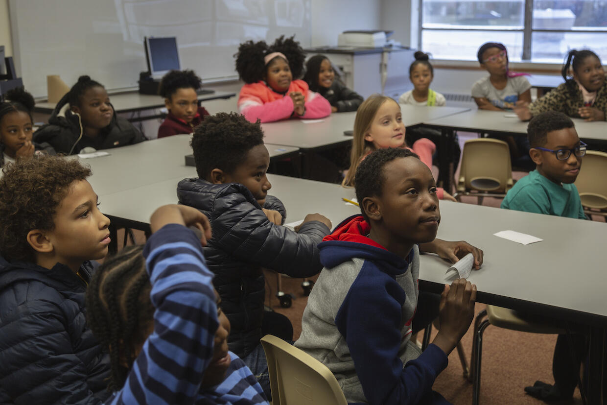 Community partnership gives elementary school students a glimpse into ...