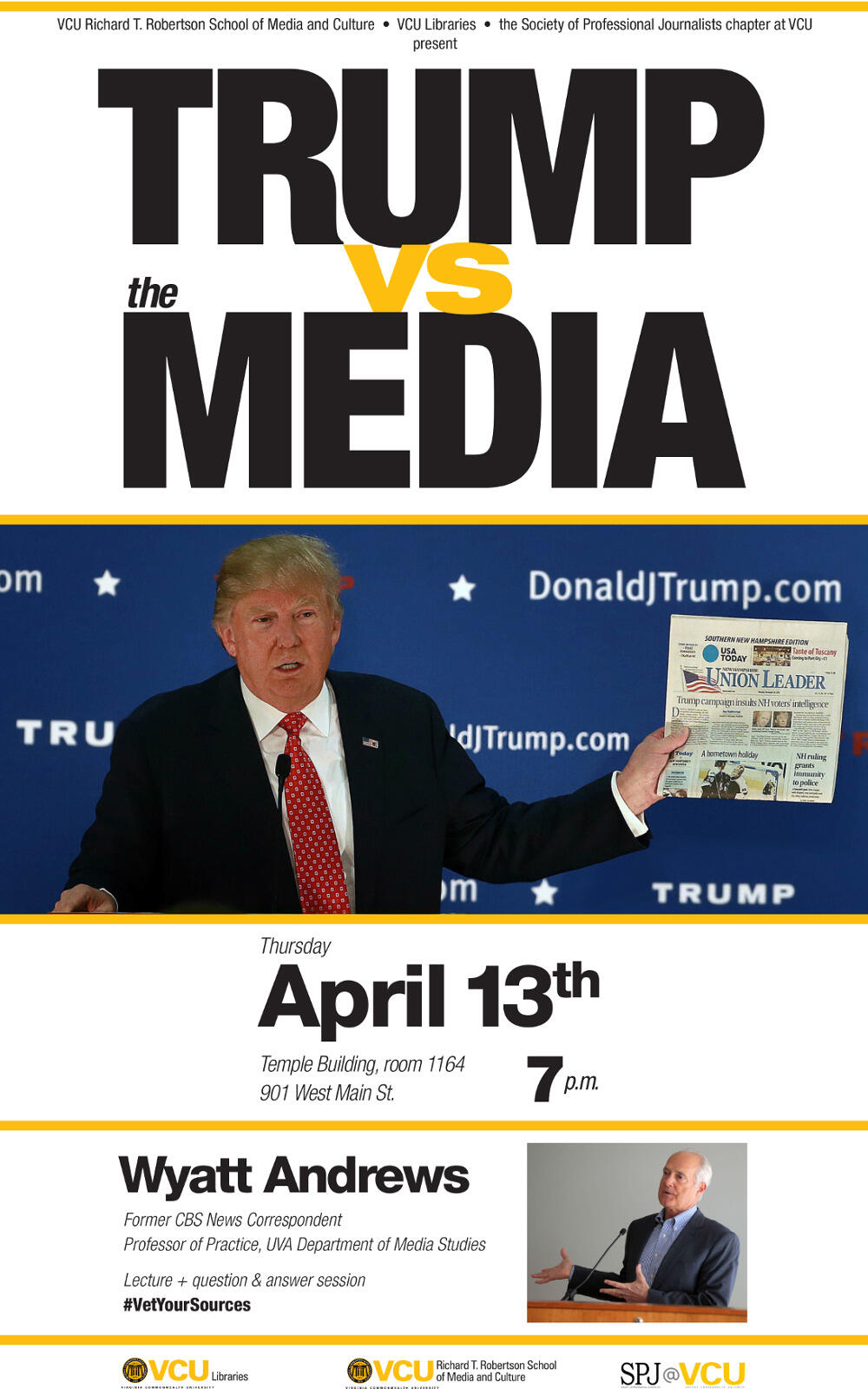 Former CBS News correspondent to deliver lecture on ‘Trump vs. the ...